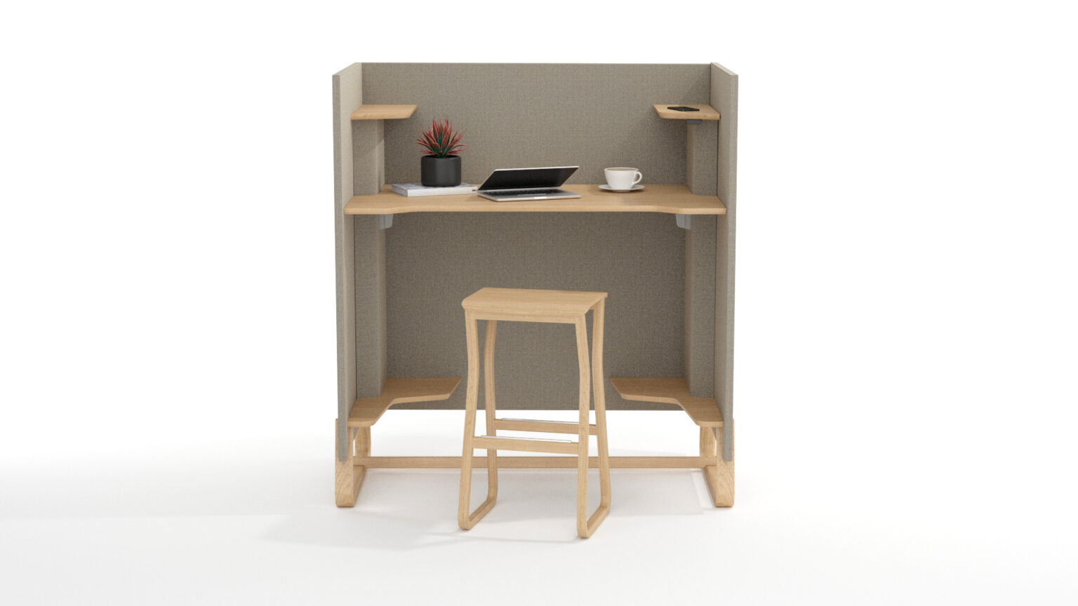 Theo Height Adjustable Booth | OSI Office Furniture