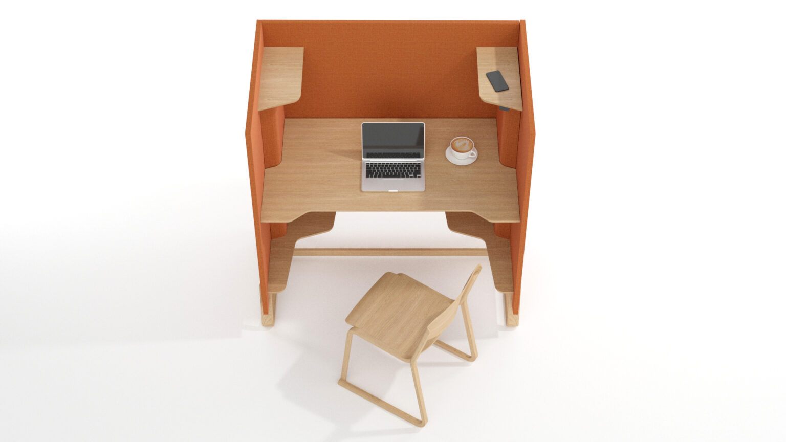 Theo Height Adjustable Booth | OSI Office Furniture