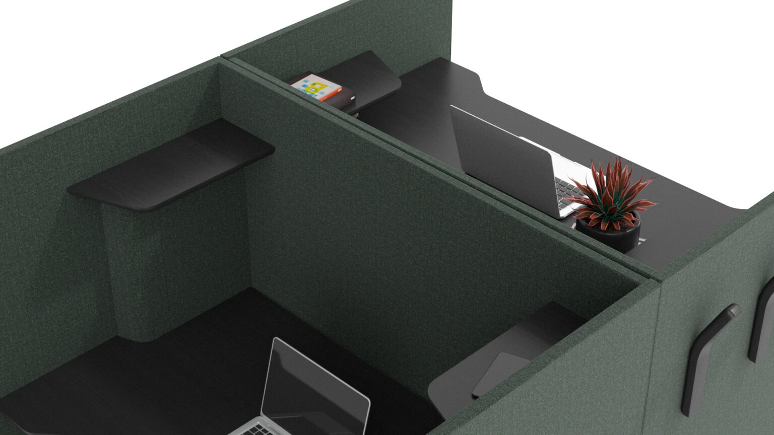 Theo Height Adjustable Booth | OSI Office Furniture