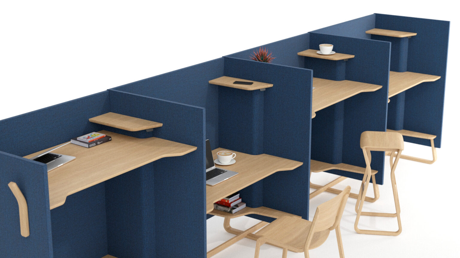 Theo Height Adjustable Booth | OSI Office Furniture