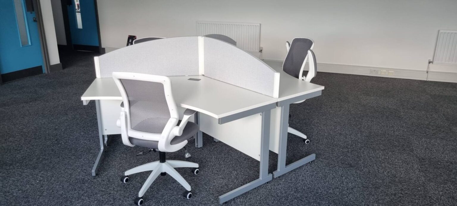 D10 Fabric Desk Wave Screens | OSI Office Furniture